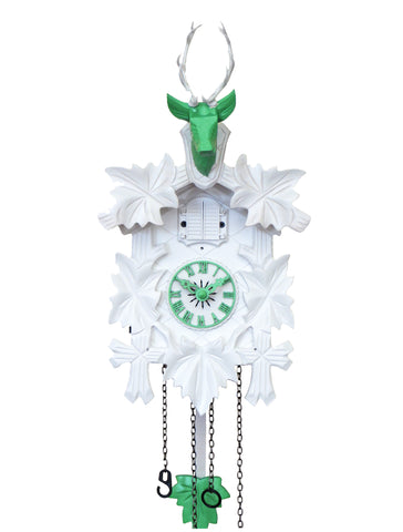 'Choco' Cuckoo Clock (Green) by Progetti - Cuckoo Collections
