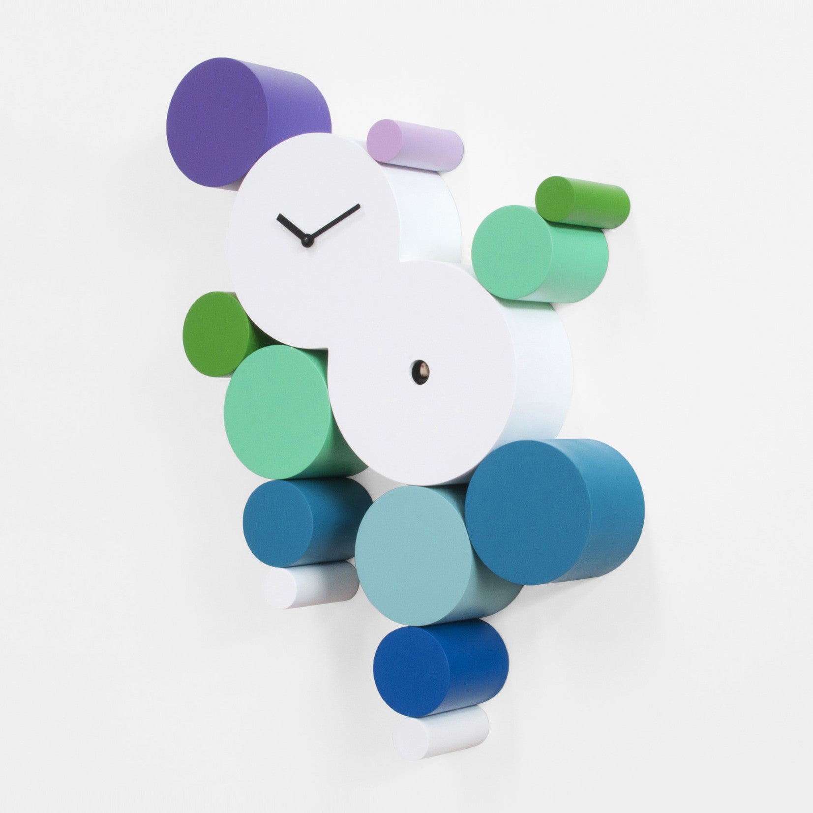 'Cucuball' Cuckoo Clock (Cool colour shades) by Progetti - Cuckoo ...