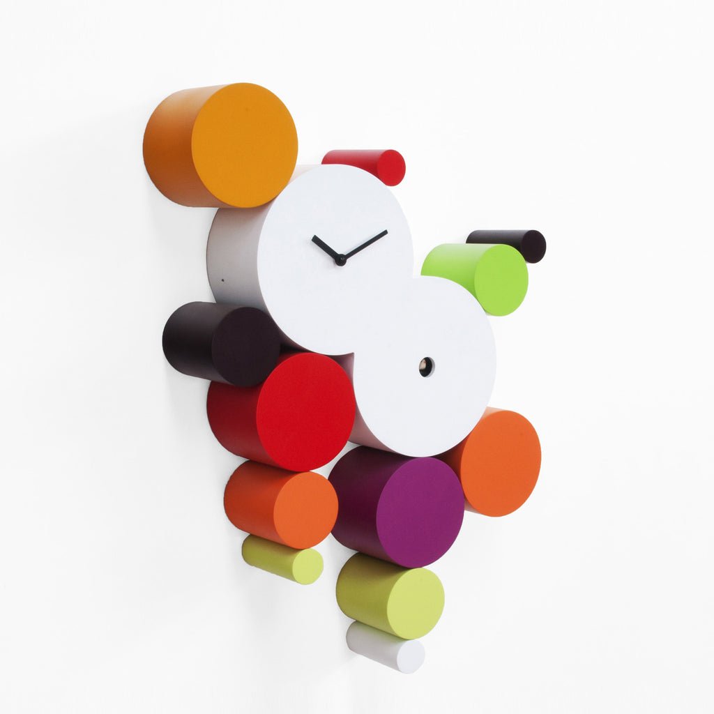 'Cucuball' Cuckoo Clock (Warm colour shades) by Progetti - Cuckoo ...